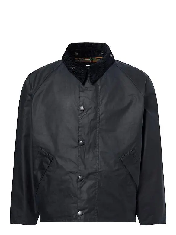 Barbour Transport Waxed-cotton Jacket - Navy