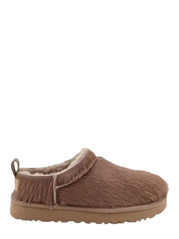 UGG Classic Micro Calf Hair Loafers In Pony Skin - Brown