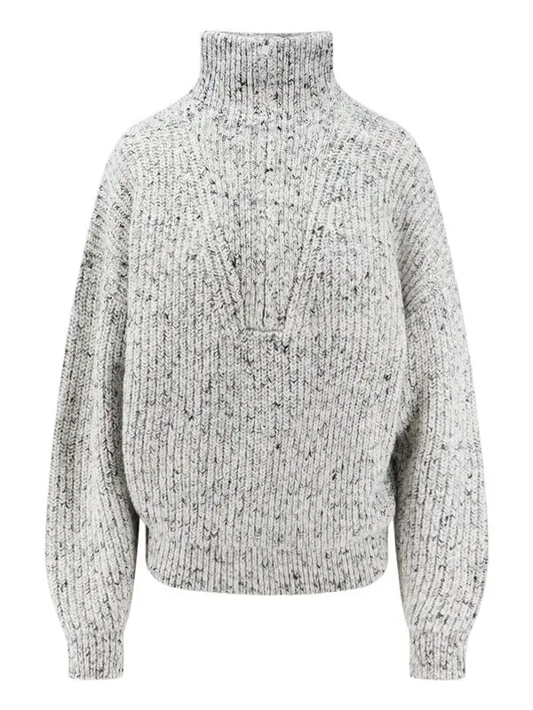 MARANT ETOILE Cotton Blend Sweater - Grey