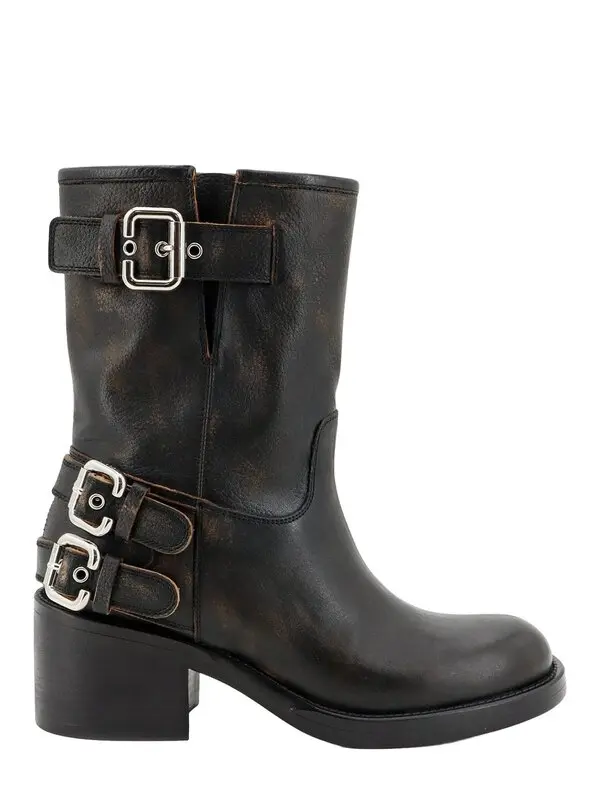 Chloé Dakota Calfskin Boots - Black
