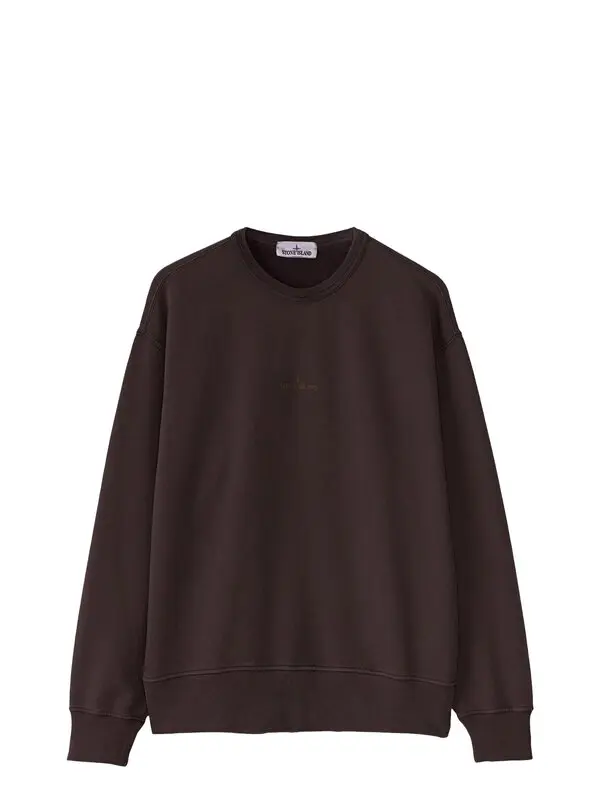 Stone Island Cotton Sweatshirt - Brown