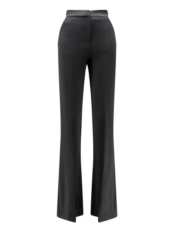 ACTUALEE Rayon Blend Trousers - Black