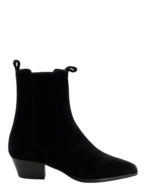 AeydĒ Suede Ankle Boots - Black
