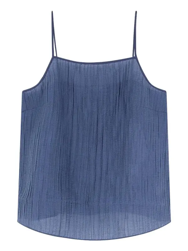 JOSEPH Titana Fluid Crinkle In Tencel Blend - Blue