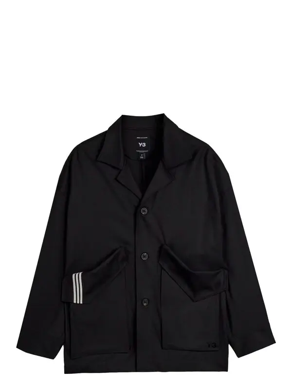 ADIDAS Y-3 Wool Blend Jacket - Black