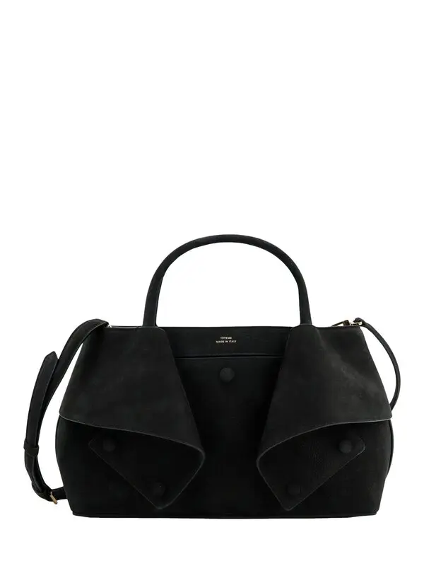 TOTEME Mercer Small Leather Handbag - Black