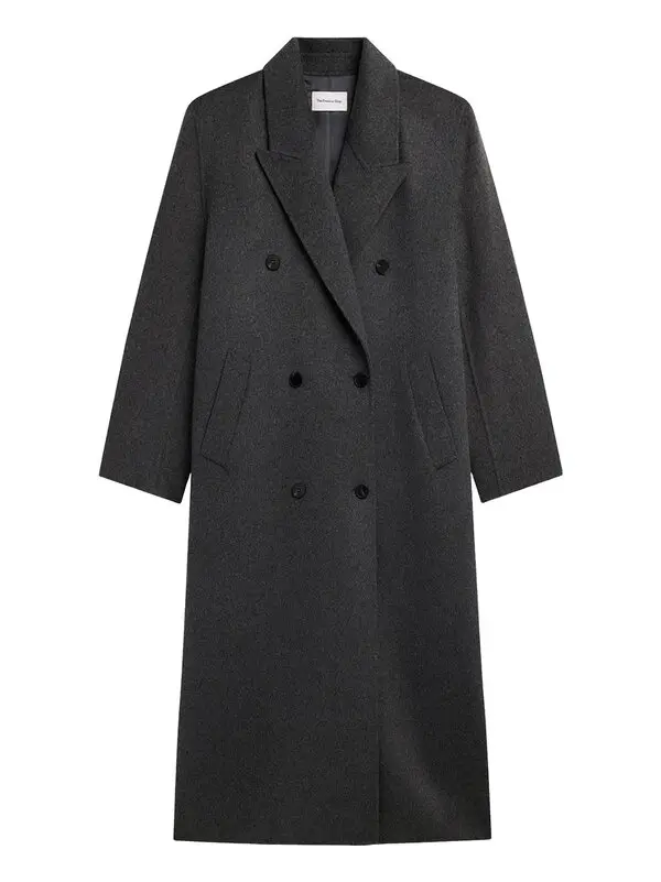 THE FRANKIE SHOP Gaia Wool Coat - Grey