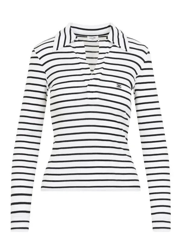 Celine Polo Shirt - White