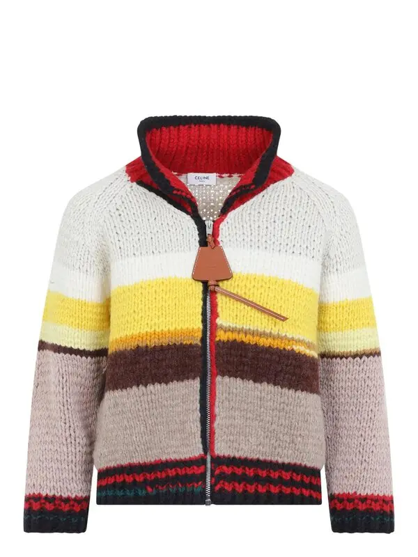 Celine Wool Cardigan - Multicolor