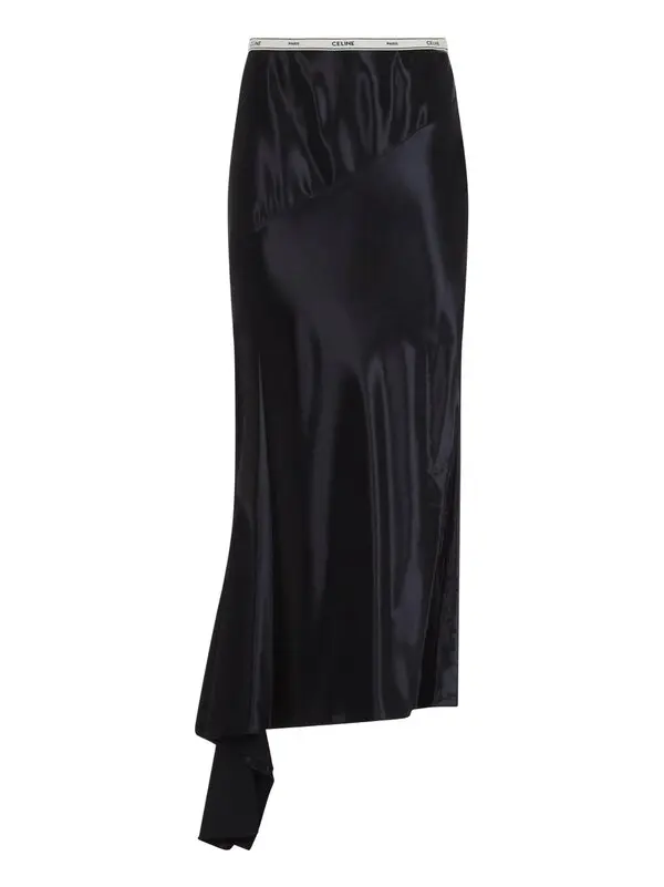 Celine Viscose Skirt - Black