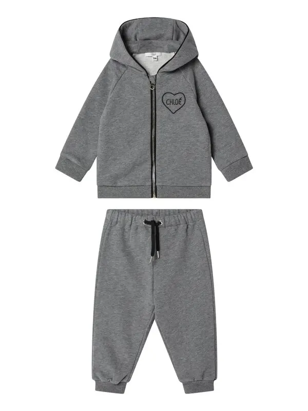 Chloé Cotton Sports Suit - Grey