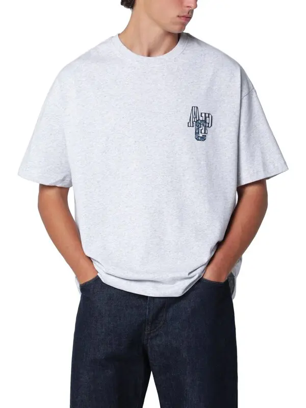A.p.c. Bruno Chiné Cotton T-shirt - Grey