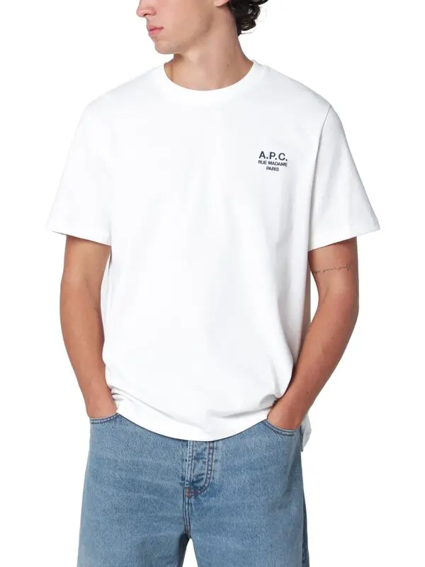 A.p.c. Rue Madame T-shirt In Cotton - White