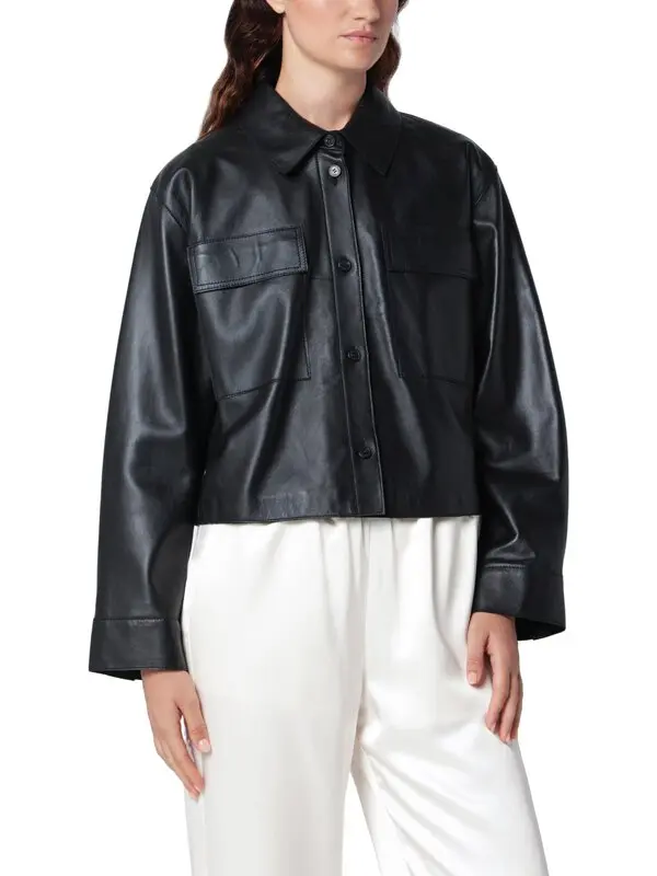 Max Mara Nappa Jacket - Black