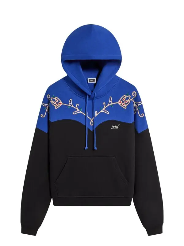 Kith Heritage Filigree Braxton Hoodie 'cyclone - Blue