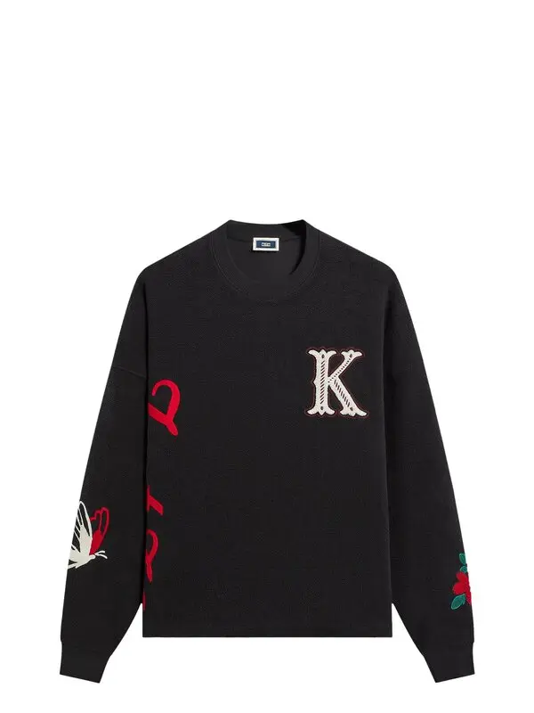 Kith Varsity Lawson Crewneck - Black