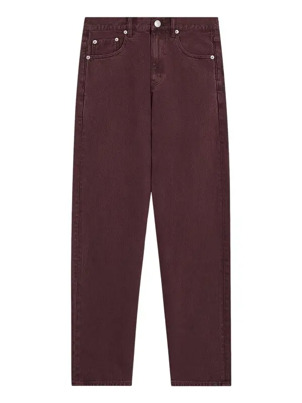 Kith Herringbone Denim Webster Chill 'rich - Red