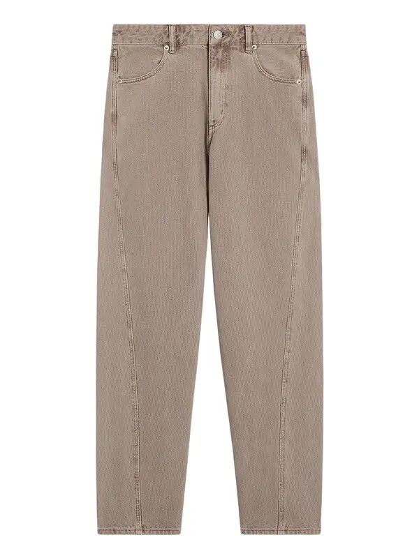 Kith Herringbone Denim Galen Jeans 'factor - Tan