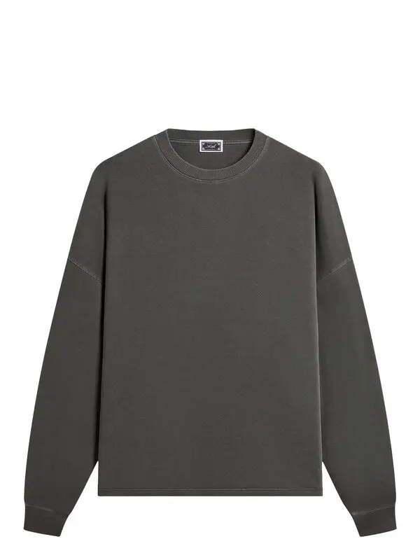 Kith Long Sleeve Lawson Tee 'dark Ash - Grey