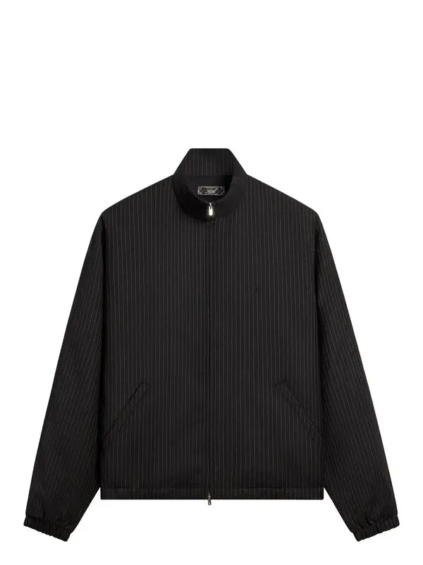 Kith Pinstripe Rui Track Jacket - Black