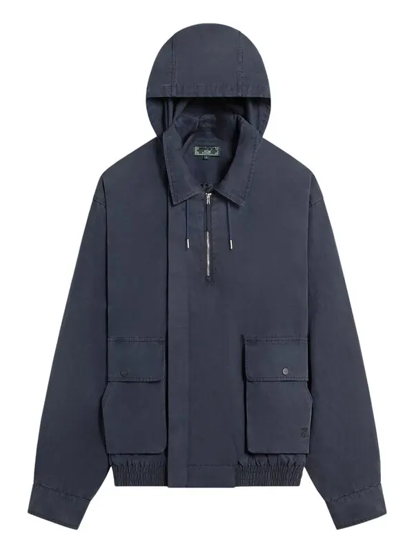 Kith Garment-dyed Cotton Faille Kip Jacket 'cosmos - Black