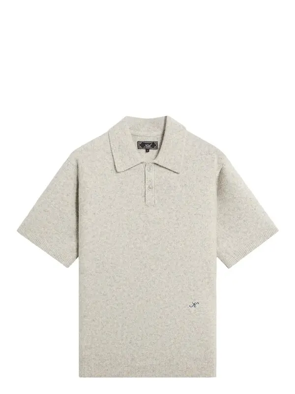 Kith Boucle Tobey Polo 'light Heather - Grey