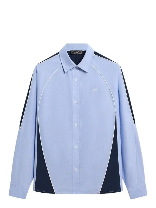 Kith Oxford Georgie Racer Buttondown Shirt 'cast - Blue
