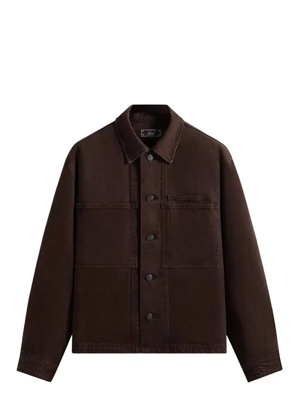 Kith Rex Denim Overshirt 'incognito - Brown