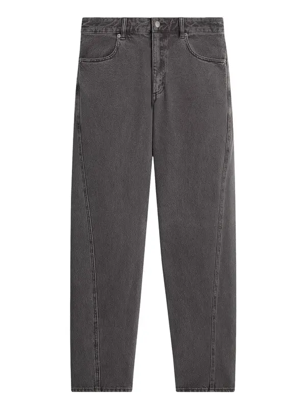 Kith Herringbone Denim Galen Jeans 'mineral - Grey