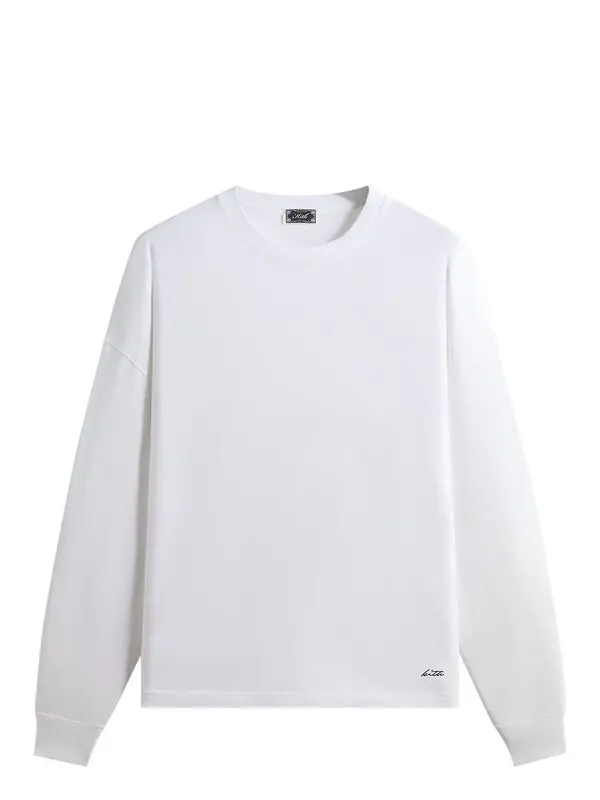 Kith Long Sleeve Lawson Tee - White