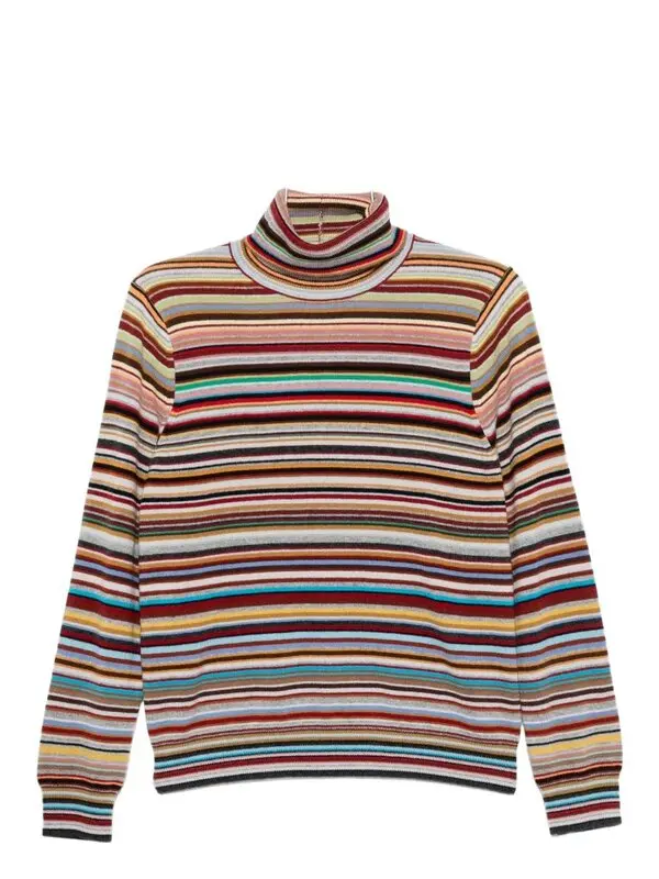 Paul Smith Signature Stripe Roll Neck Sweater - Multi