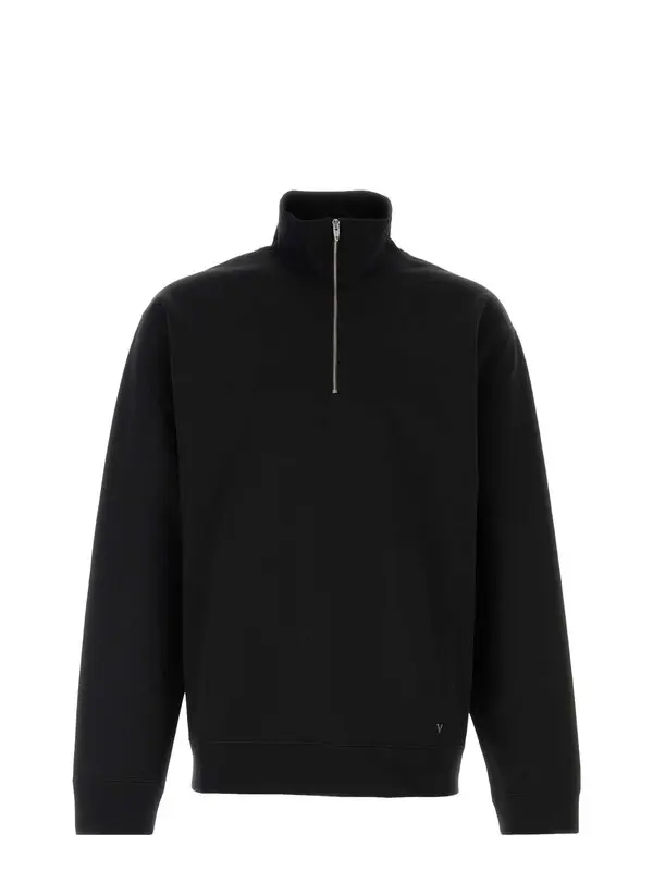 Valentino Garavani Cotton-blend Sweatshirt - Black