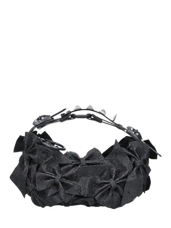 Junya Watanabe Bow-embellished Shoulder Bag - Black