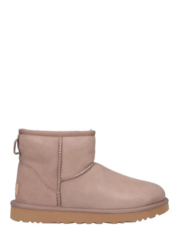 UGG Classic Sheepskin Ankle Boots - Beige