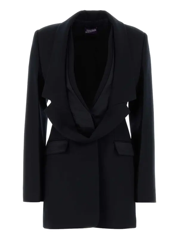 JEAN PAUL GAULTIER Tailored Wool Blazer - Blue