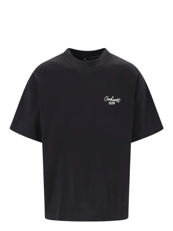 Carhartt Work In Progress Short Sleeve Logo T-shirt - Black