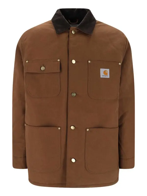 Carhartt Work In Progress Canvas Chore Jacket - Brown