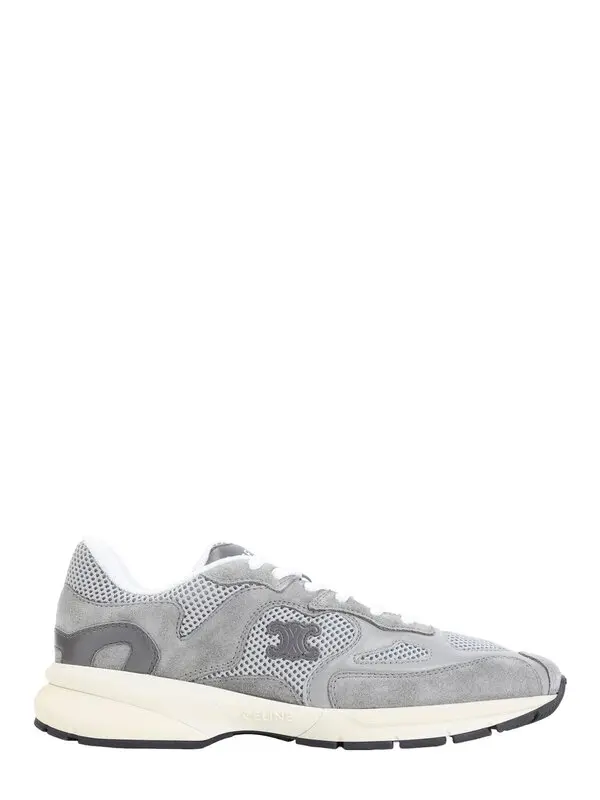 Celine Low Lace Up Sneakers - Gray