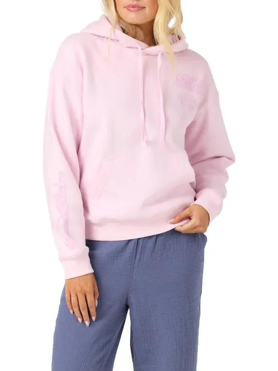 O'Neill Botany Relaxed Graphic Hoodie - Pink