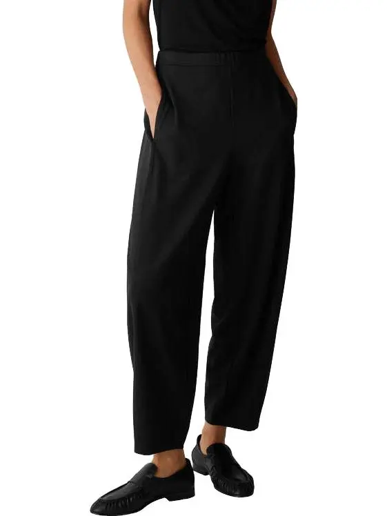 Eileen Fisher Ankle Lantern Pants - Black