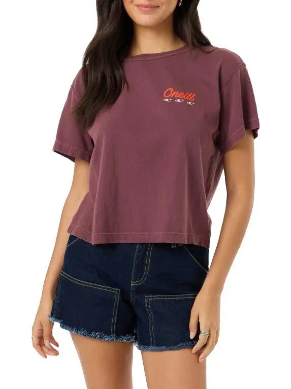 O'Neill Lefty Boxy Graphic Tee - Fig