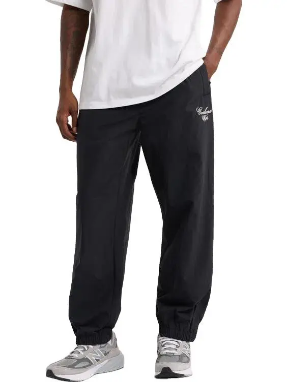 Carhartt Work In Progress Travon Embroidered Joggers - Black/wax