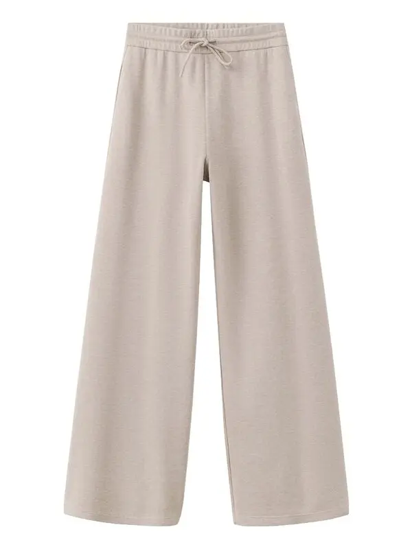 Mango Pull-on Straight Leg Pants - Ecru