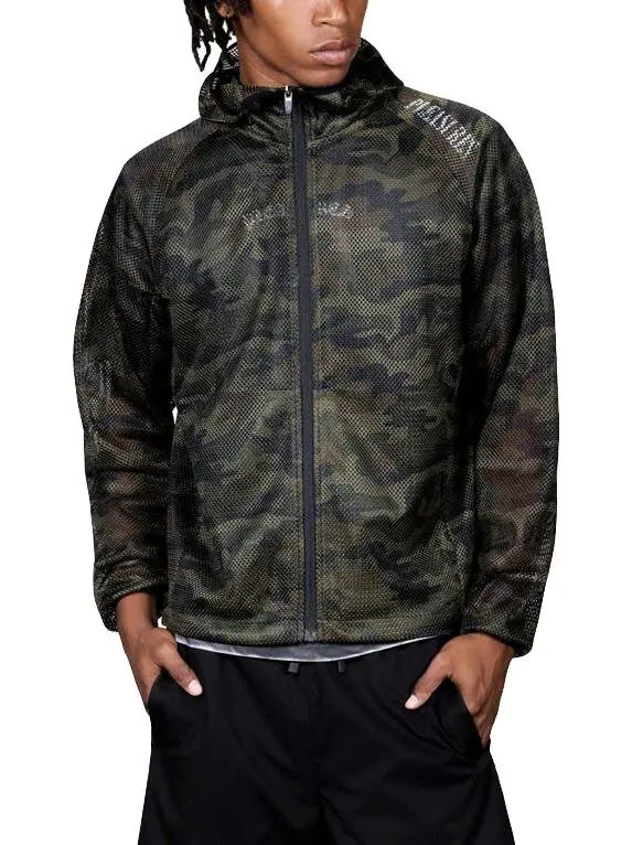 PLEASURES Mesh Zip Hoodie - Camo