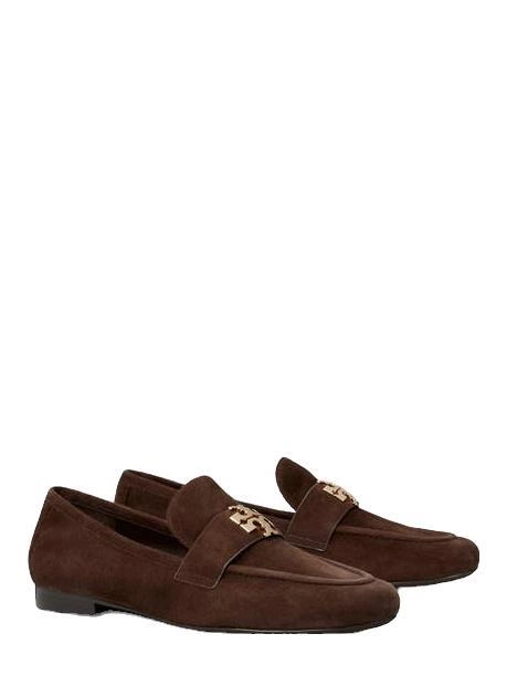 Tory Burch Charlie Leather Loafer - Dark Cocoa/gold