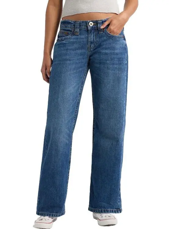 BDG URBAN OUTFITTERS Kayla Relaxed Straight Leg Jeans - Blue