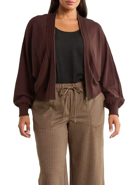Wit & Wisdom Dolman Sleeve Cardigan - Brown