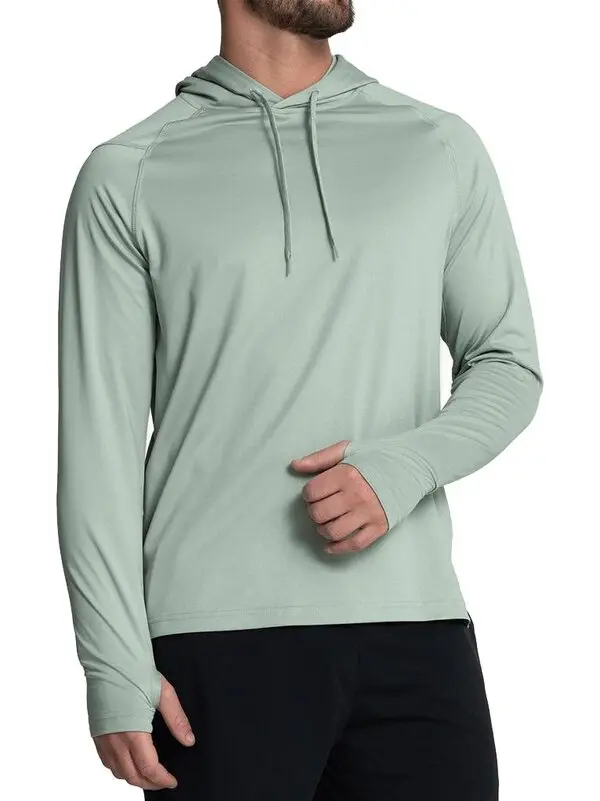 WEATHERMAN Upf 50+ Hooded Sun Shirt - Iron Sage