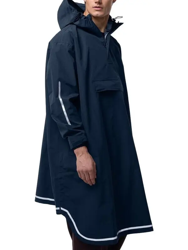 WEATHERMAN Stride Pullover Poncho - Navy