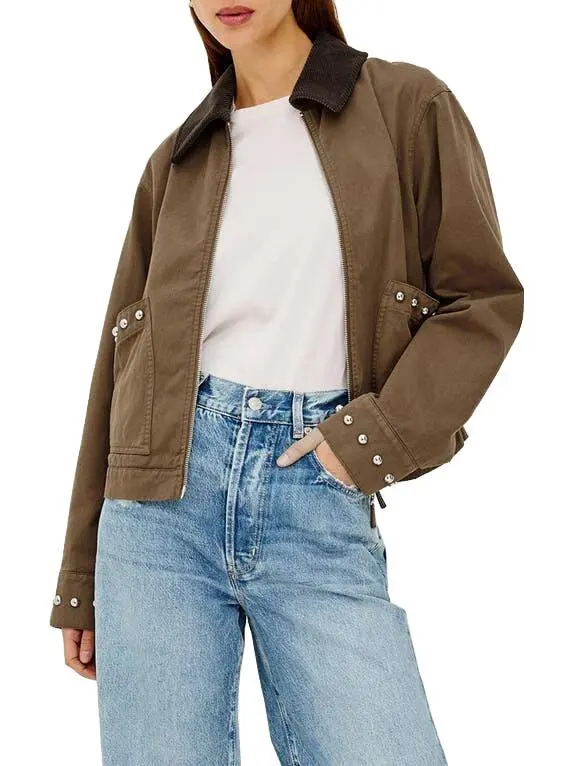 Rails Redding Studded Utility Jacket - Bronze